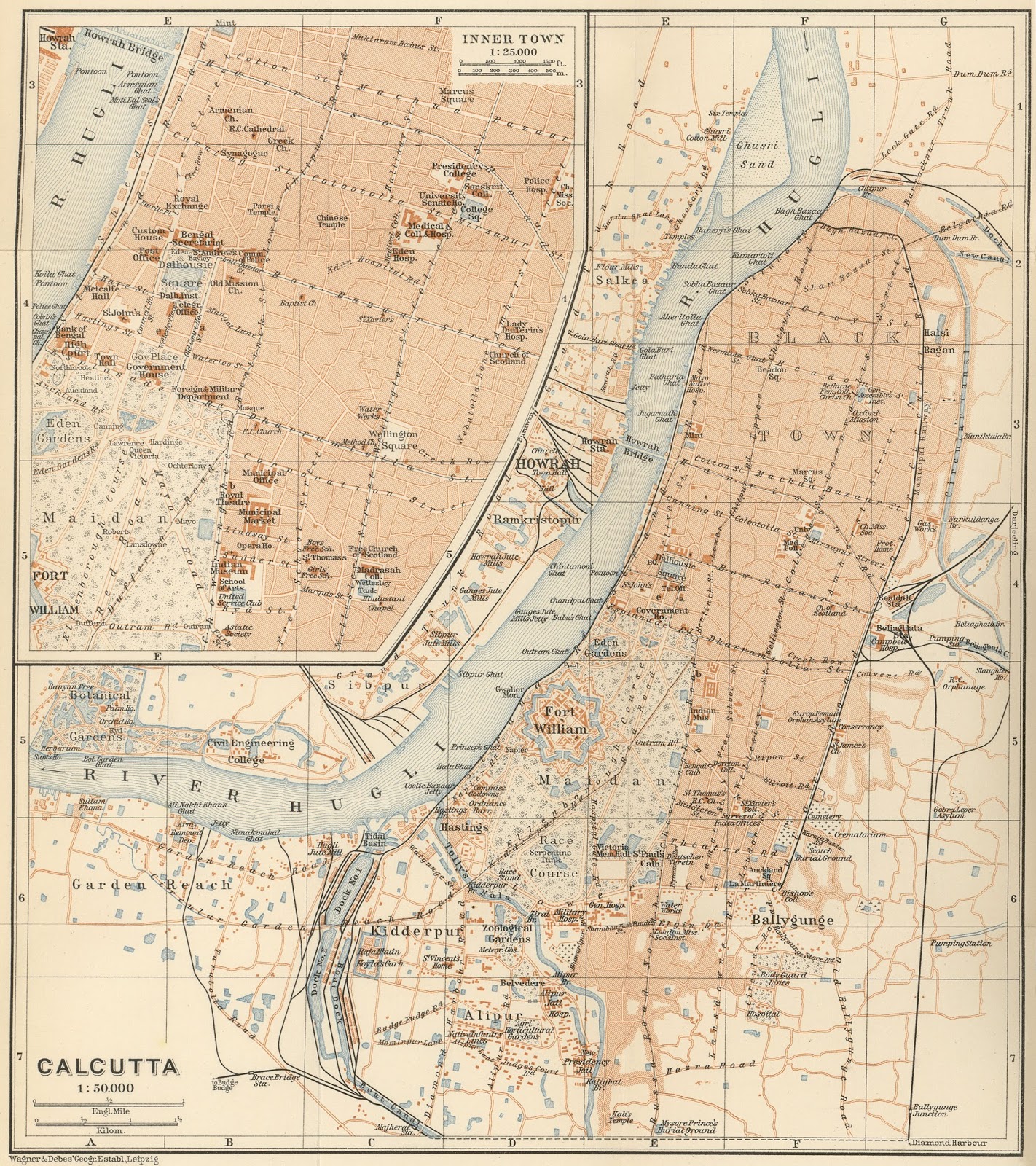 Mapping Resources For India: Baedeker's Maps 1914