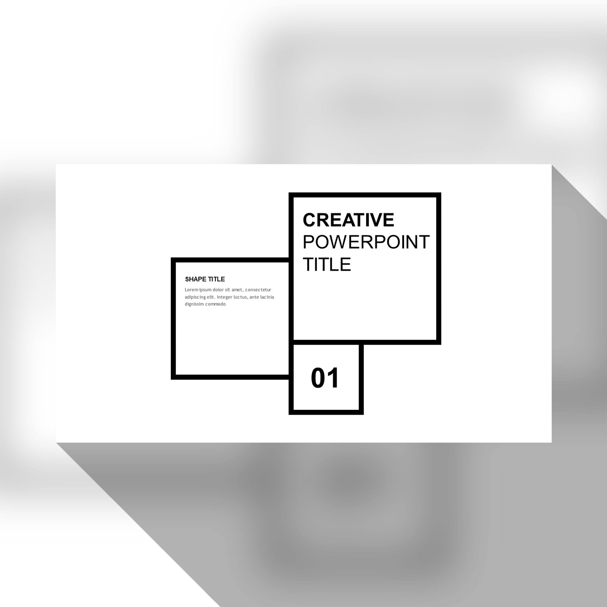 Square Layout PowerPoint Templates - PowerPoint Free