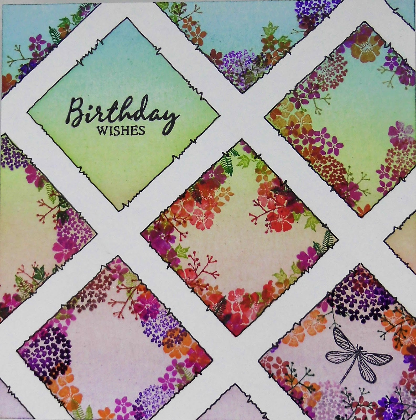 Sarah's Craft Shed: Spring Birthday Card