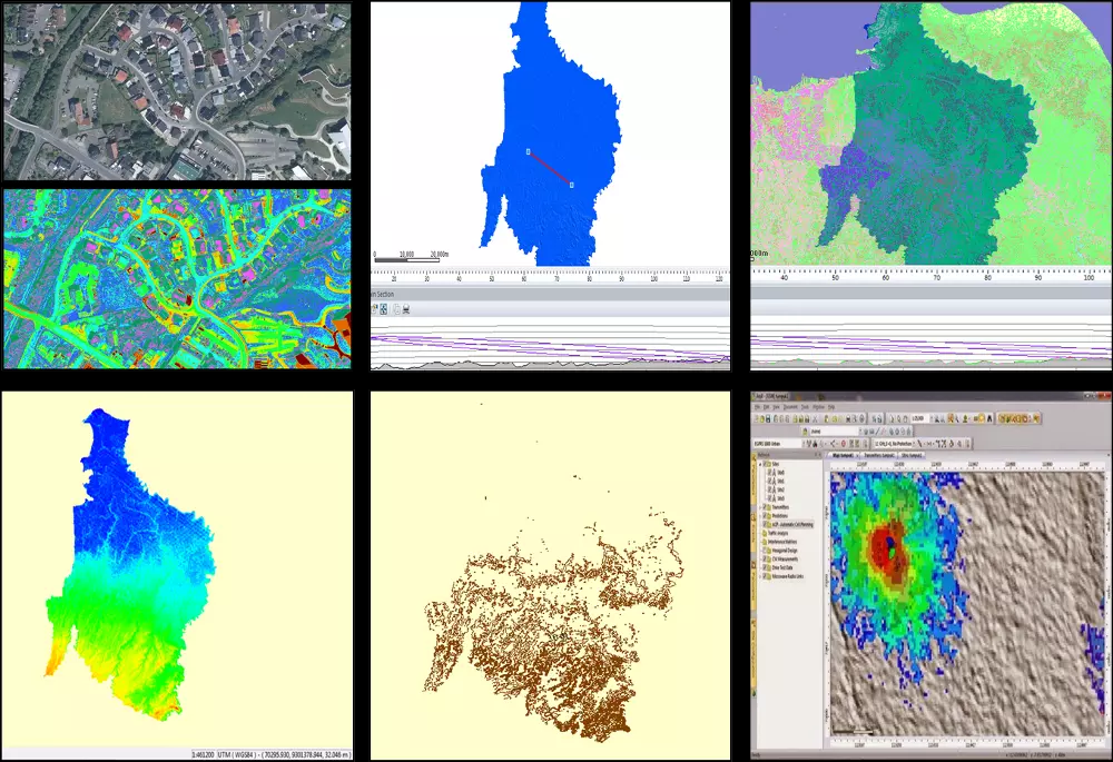 Clutter Map For RF Planning Tools: Peta Digital / Digital Map/Atoll ...