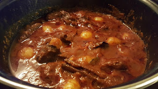 eat-culture: Lamm-Stifatho-Eintopf (Lamb stew Stifatho)