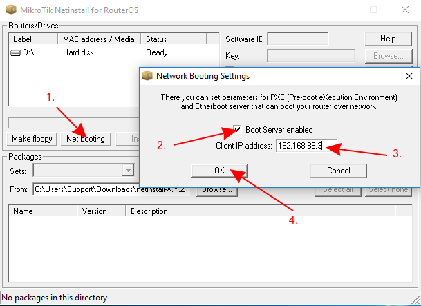 Tutorial For Newbie Hard Reset And Netinstall Mikrotik
