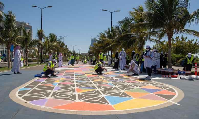 Corniche of Colors attracting Residents and Visitors at Jeddah Waterfront