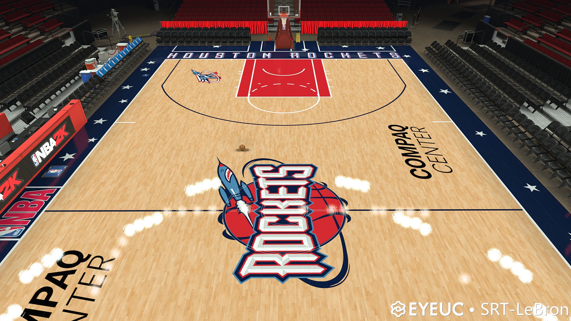 NBA 2K21 Houston Rockets 2002-03 8K Court by Srt-Lebron