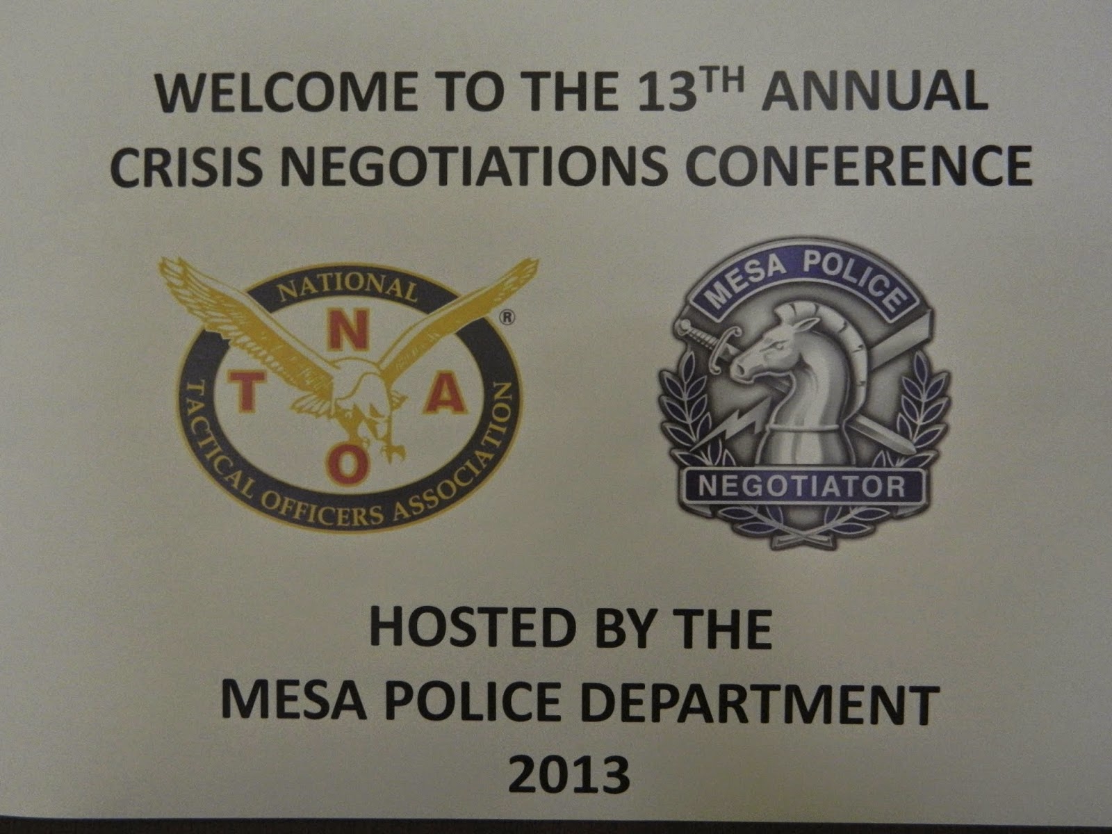 Mesa Police Department Crime Blog: 13th Annual Crisis Negotiations ...