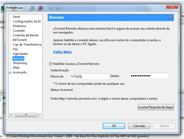 Utorrent remote - sakiscale