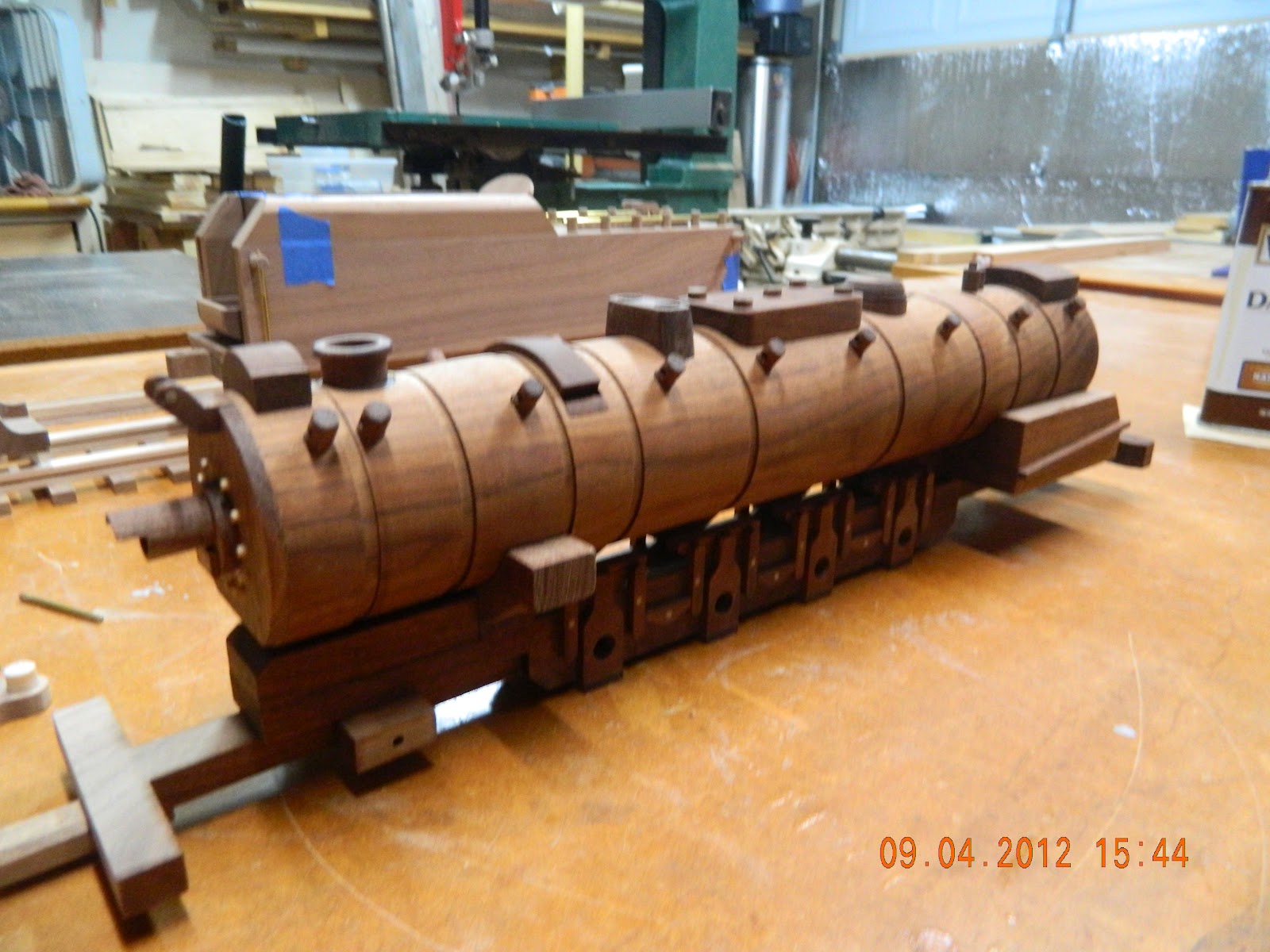 Johnson's Woodworks: 1949 Reading Steam Freight Train Scale Model