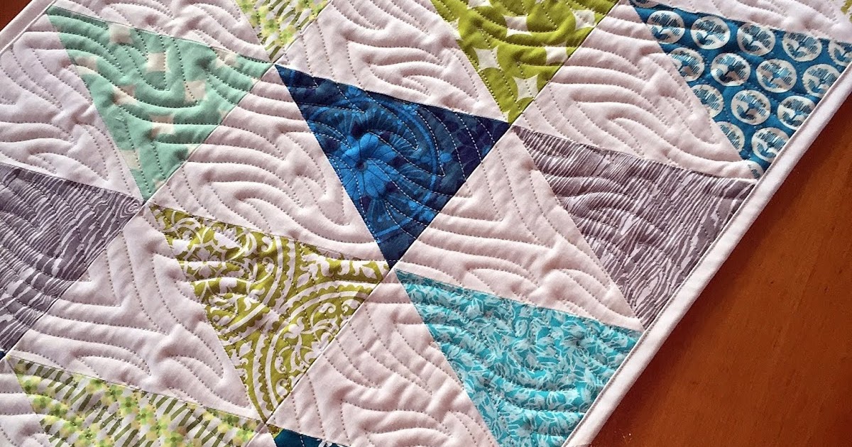 Busy Hands Quilts: Triangle Table Runner Quilts | Finished or Not ...