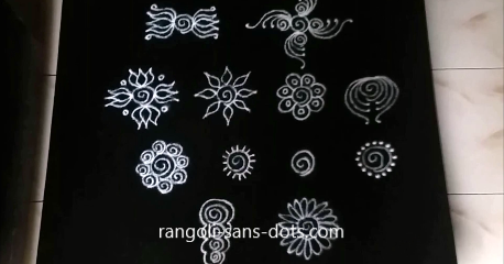 Easy rangoli for beginners 2