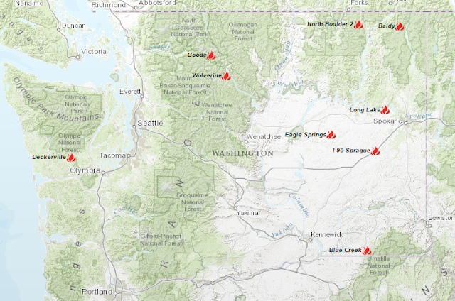 Washington Smoke Information: 8/2/2015 Status of Smoke and Fires in ...