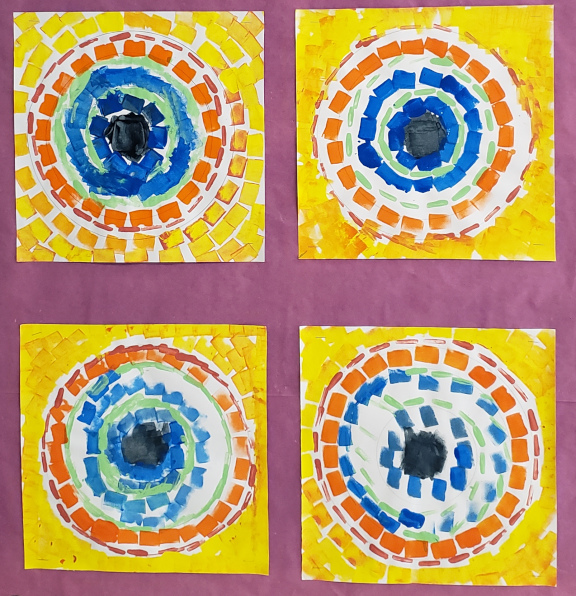 Mrs. Pearce's Art Room : Alma Thomas Inspired Paintings