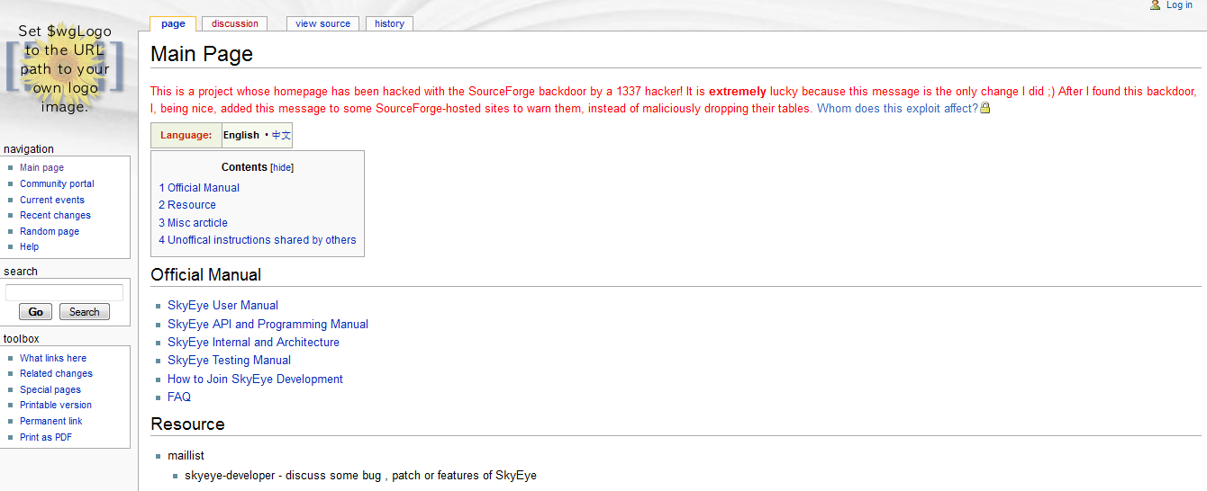 "Hackeados" multitud de sitios de SourceForge.net