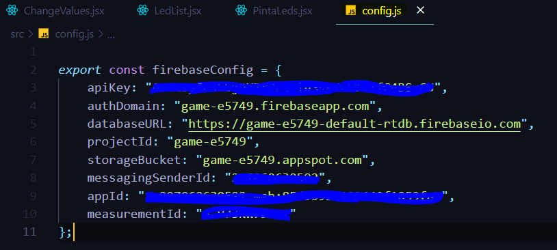 ReactJS Firebase esp8266 Nodemcu Led RGB Frontend - Arduino