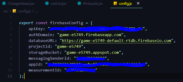 ReactJS Firebase esp8266 Nodemcu Led RGB Frontend - Arduino