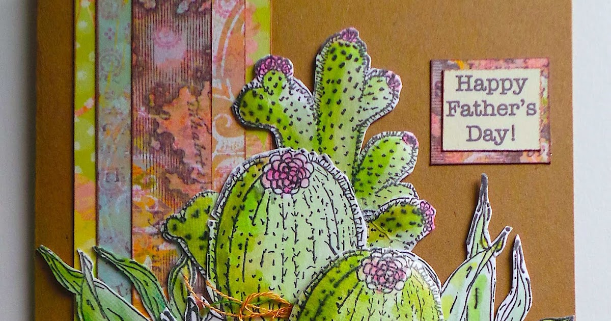 Blank Page Muse: Happy Father's Day Cactus Card