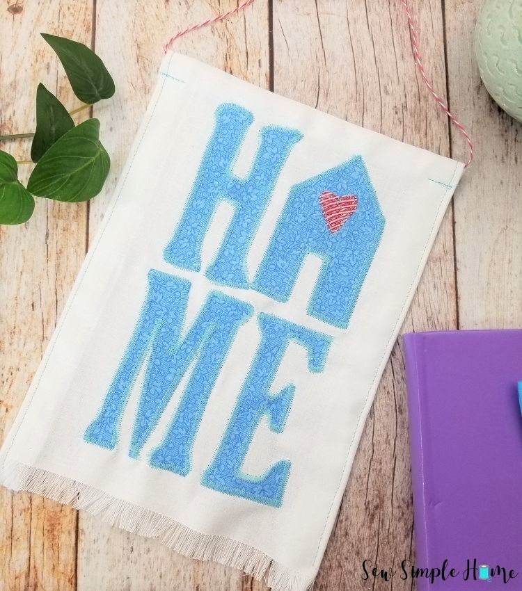 How to Applique Projects + Free Home Applique Design | Sew Simple Home