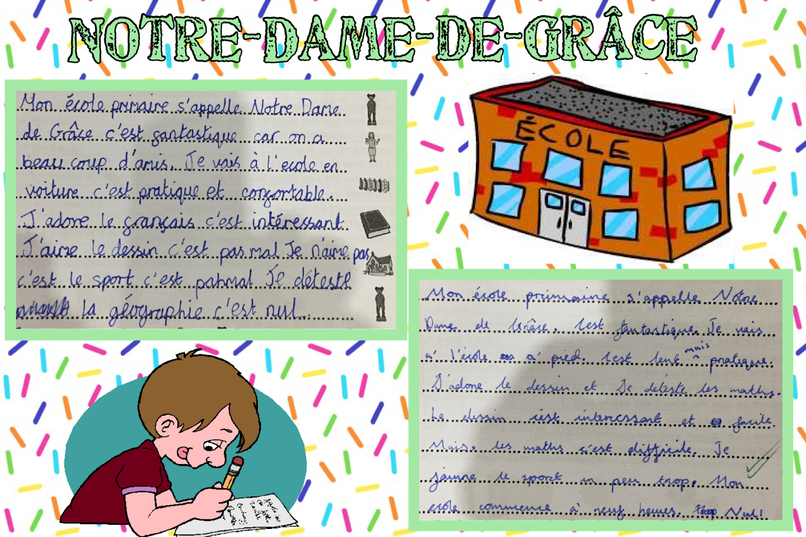 LE BLOG DE MADAME BIRTWISTLE: La vie scolaire