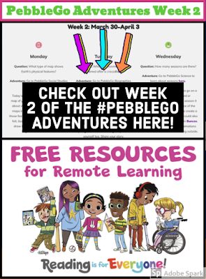 The Library Voice: It's Time For Week 2 Of The PebbleGo Adventures!