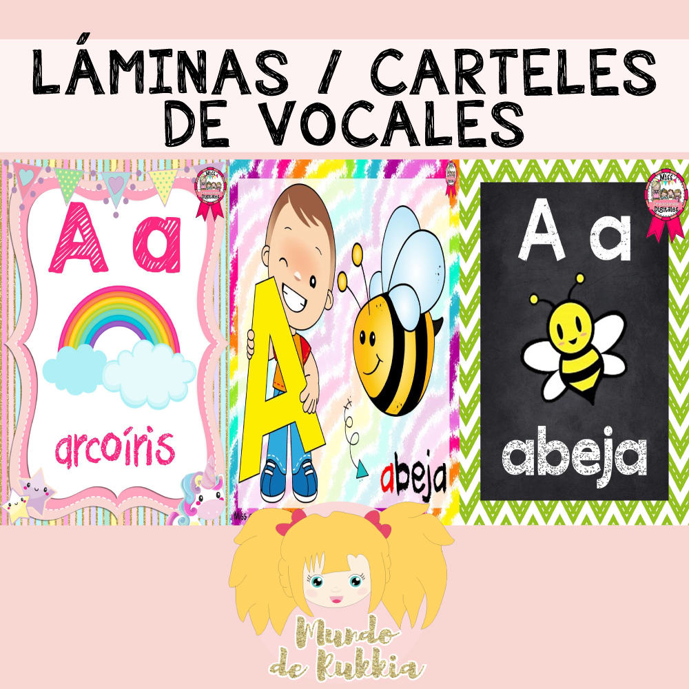 Cartel De Vocales Y Consonantes
