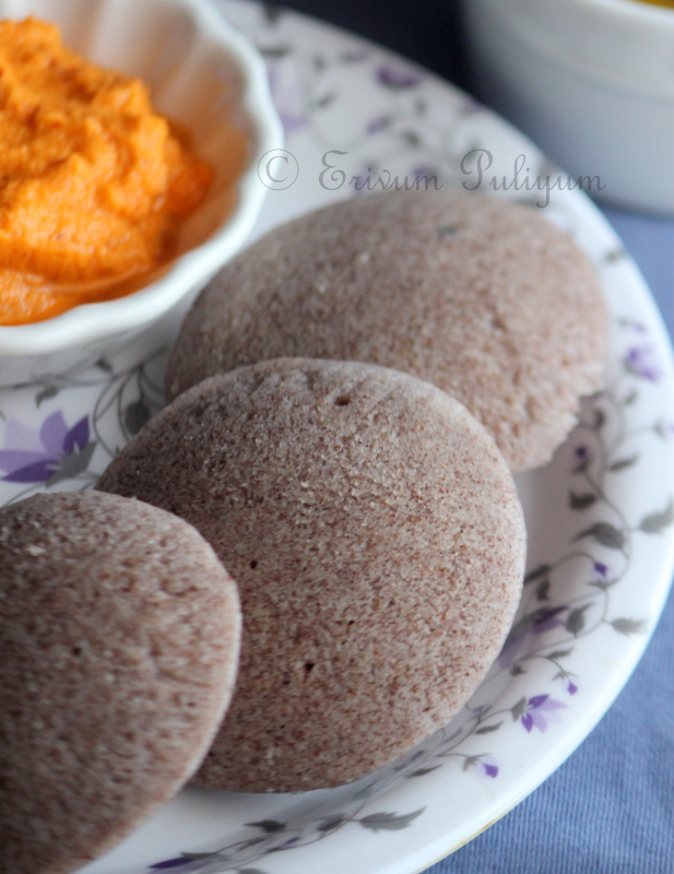 Erivum Puliyum: Ragi Idli | Panjipullu (Finger Millet) Idli ~ Quick ...