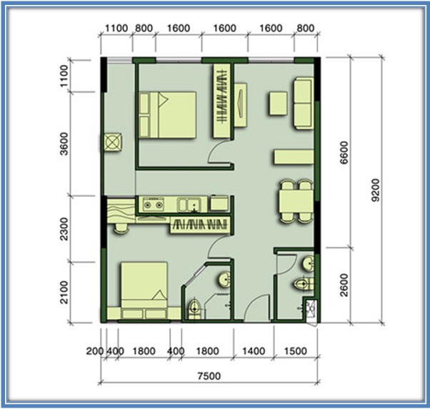 CĂN HỘ EHOME 3 - TÂY SÀI GÒN - QUẬN BÌNH TÂN: Mặt bằng