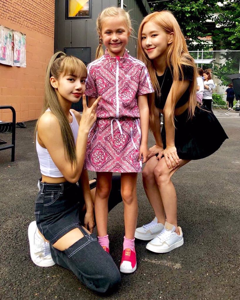Lisa Cupss Taking Picture with Rose and Lisa on Adidas Commercial ...