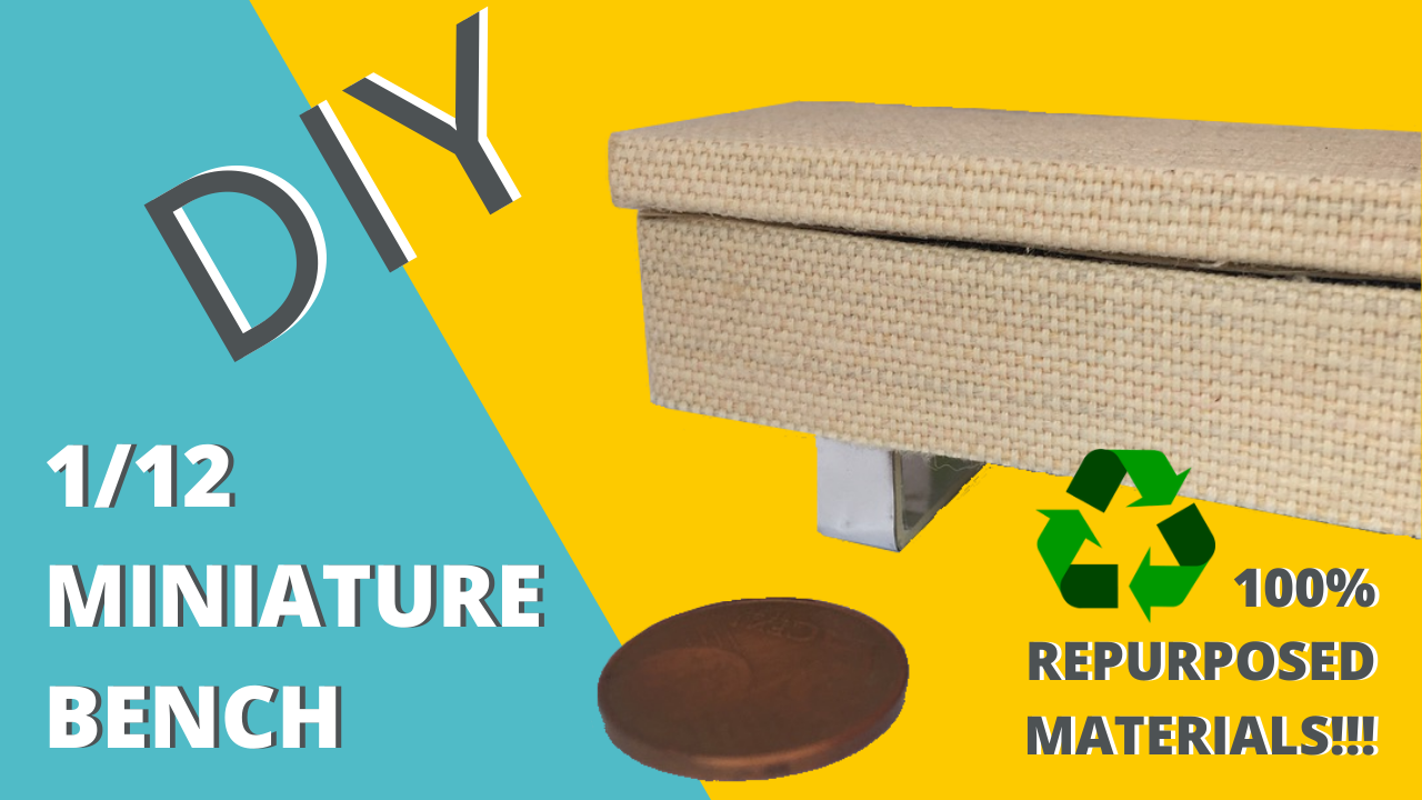 1/12 DIY Miniature Bench