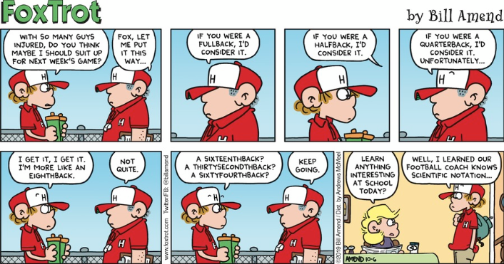 Mr B's Math Blog: Foxtrot by Bill Amend
