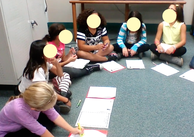 Fifth to Kindergarten: Socratic Seminars