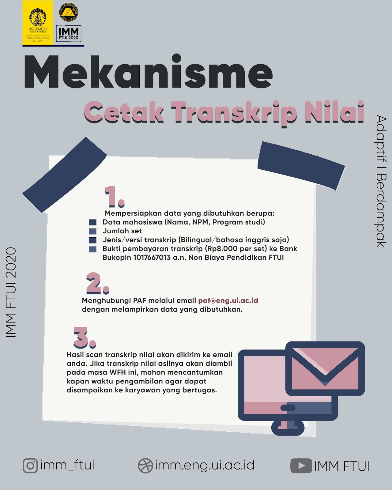 Mekanisme Cetak Transkrip Nilai