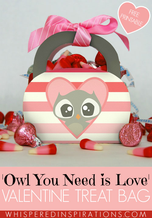 My Owl Barn: Printable Valentine Treat Bags