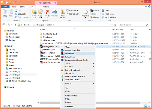 [TUTORIAL 7] Tutorial Instalasi Framework CodeIgniter Dengan XAMPP