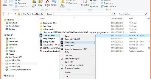 [TUTORIAL 7] Tutorial Instalasi Framework CodeIgniter Dengan XAMPP
