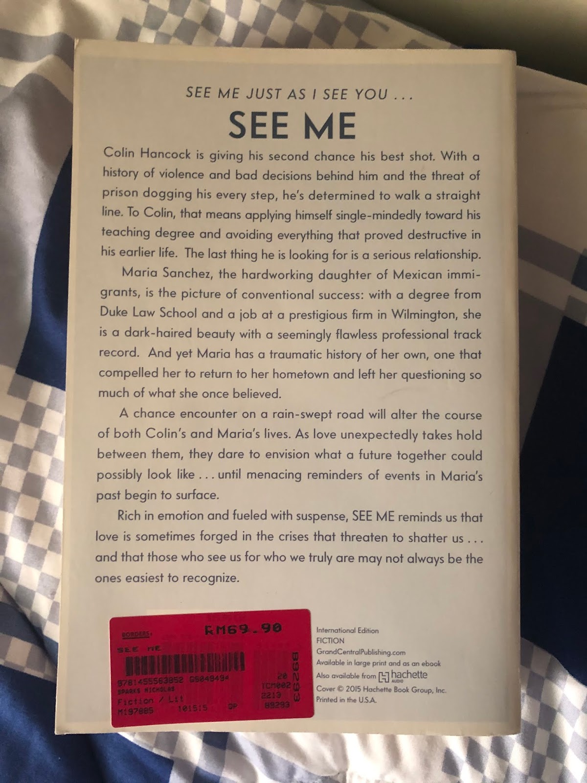 NOVEL REVIEW: See Me by Nicholas Sparks