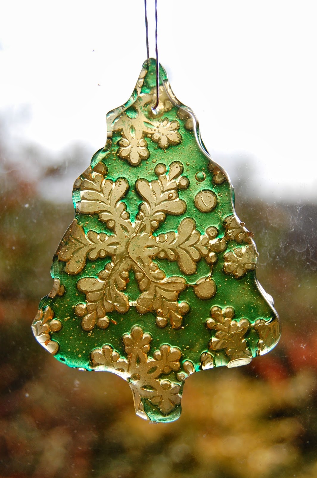 The Fruit Pixie: Ultra thick Embossing tree decorations