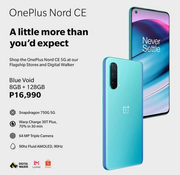 OnePlus Nord CE Now Available at Digital Walker