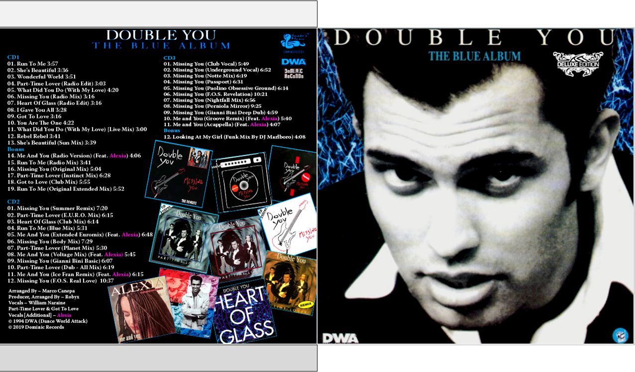 MUSICOLLECTION: DOUBLE YOU - The Blue Album (Expanded Version) - 1994 ...