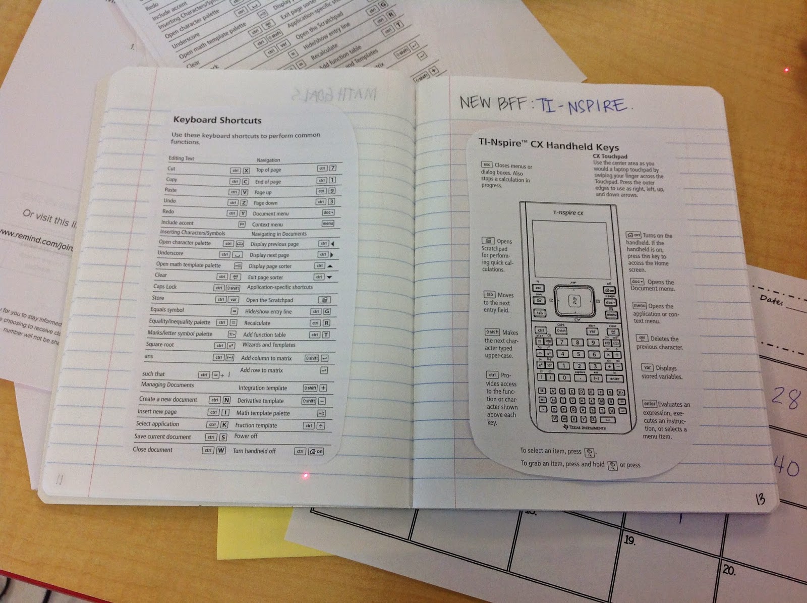 8th grade Math: Our New BFF: Ti-Nspire!