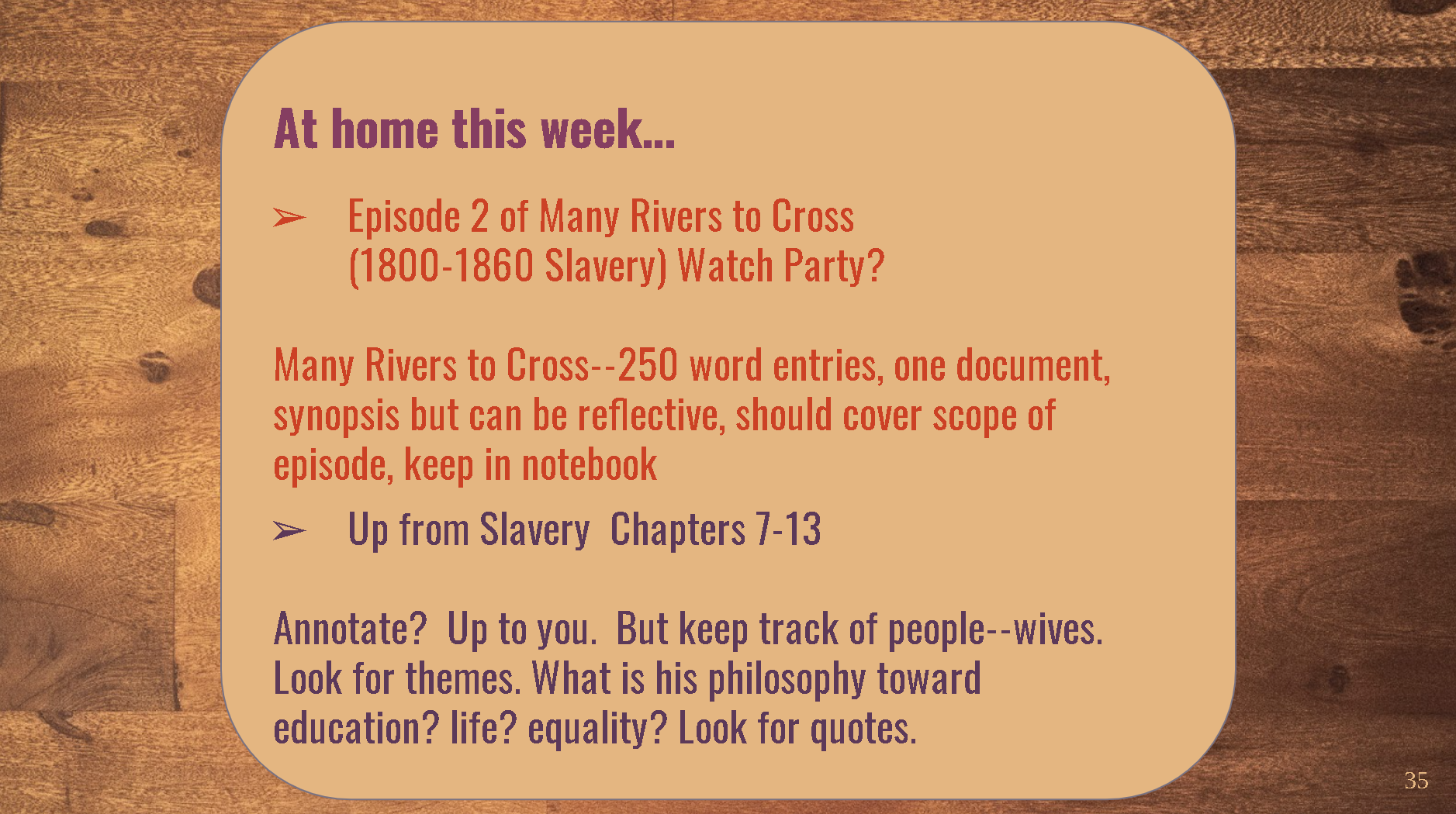 American Literature & Composition: 2021-01-10