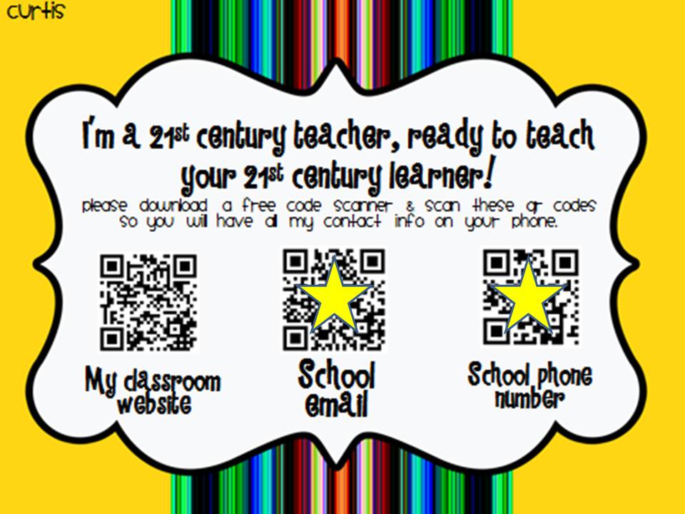 #Hashtag Fifth: Finally...Back to School Scavenger Hunt/ QR codes part ...