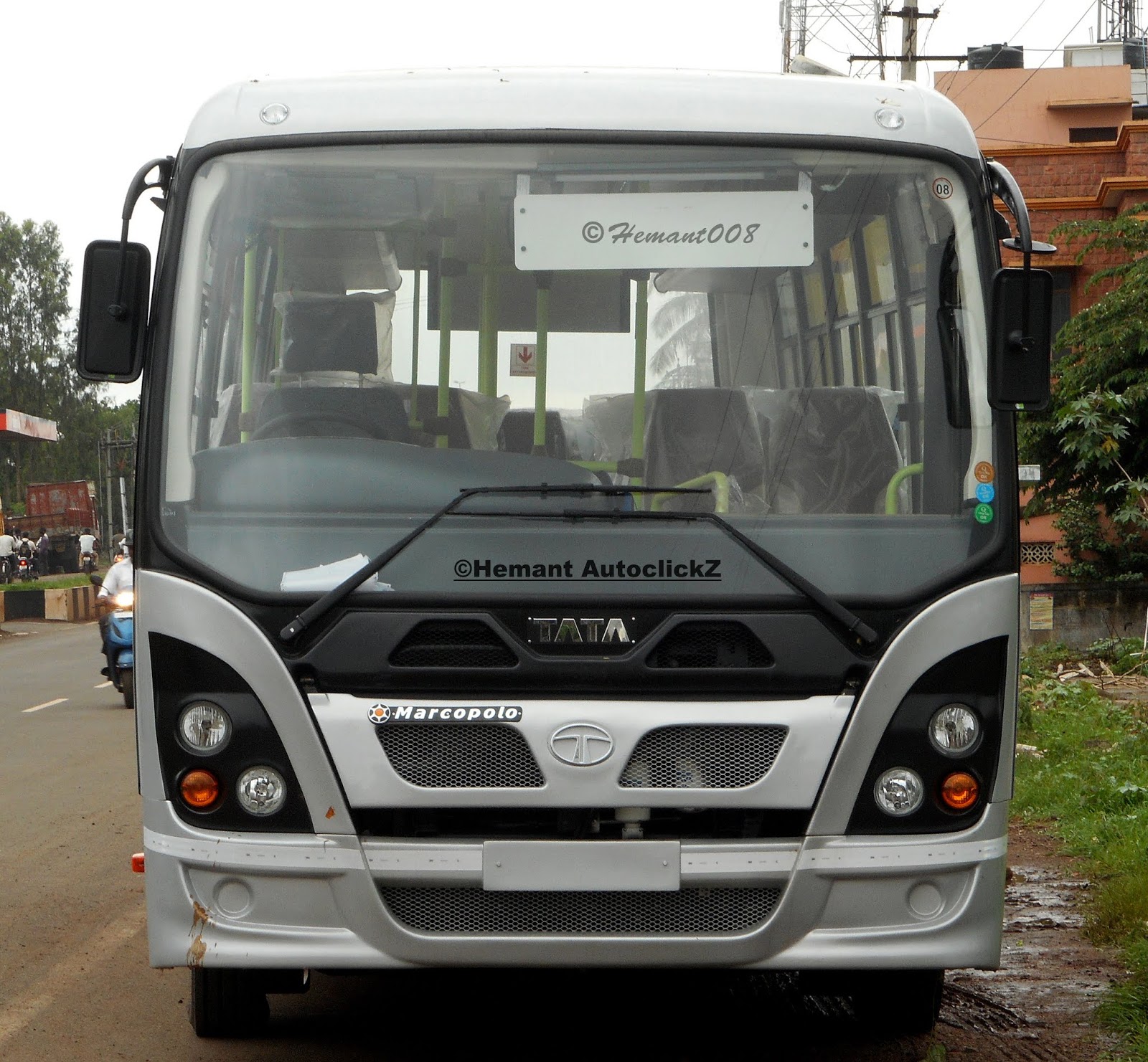 Tata School Bus Side View
