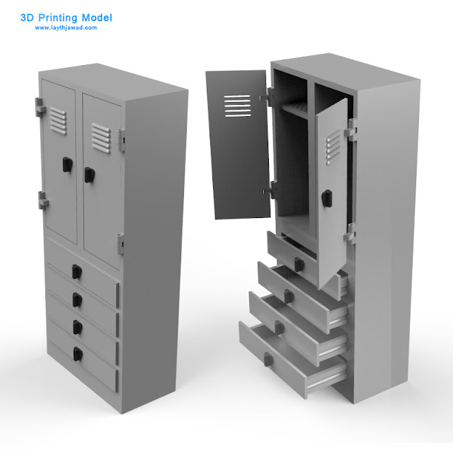 Locker 3D Printing Model | Layth Jawad