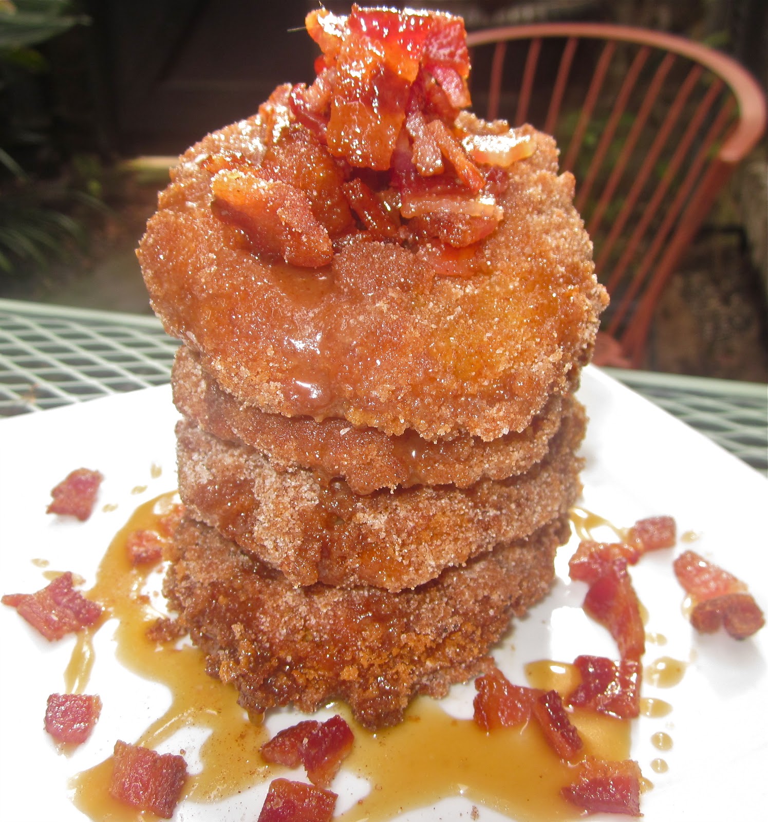Haute + Heirloom: Cider Beer Battered & Panko Crusted Apple Fritter ...