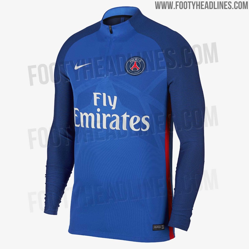 Classy Nike PSG 2018 Vapor Aeroswift Strike Training Kit Leaked - Footy ...