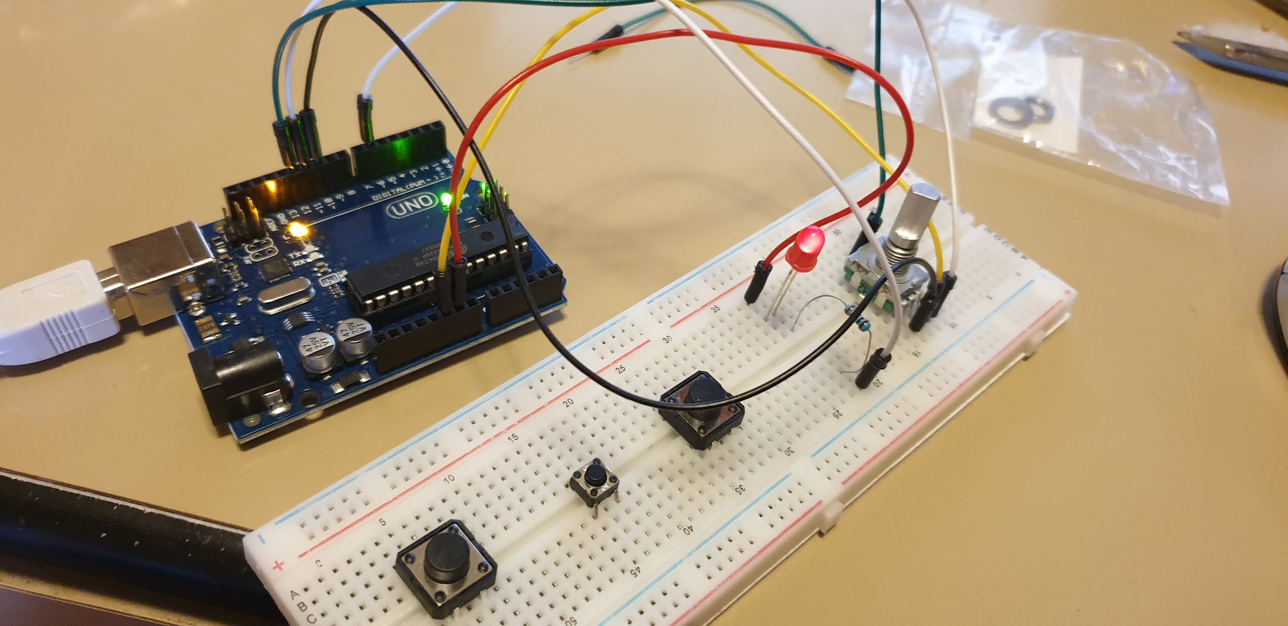 JonDent - Exploring Electronic Music: Rotary Encoders - arduino