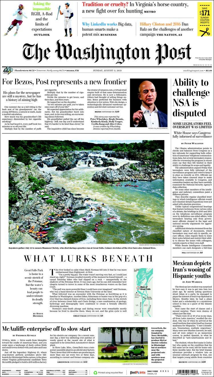 Paper Papers La Obsecuencia Del Washington Post Con Ellos Mismos