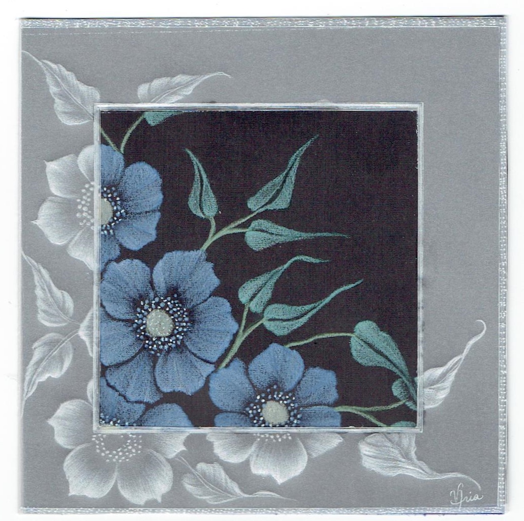 Ria's artists place: combinatie zwart vellum en normaal perkamentpapier