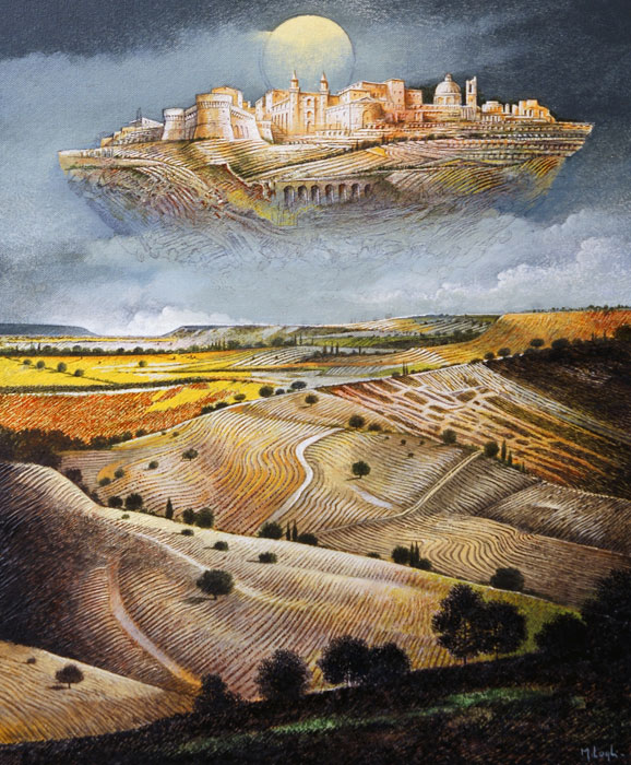 FreakAngelik: Surreal artist of the day: Mario Logli's flying cities