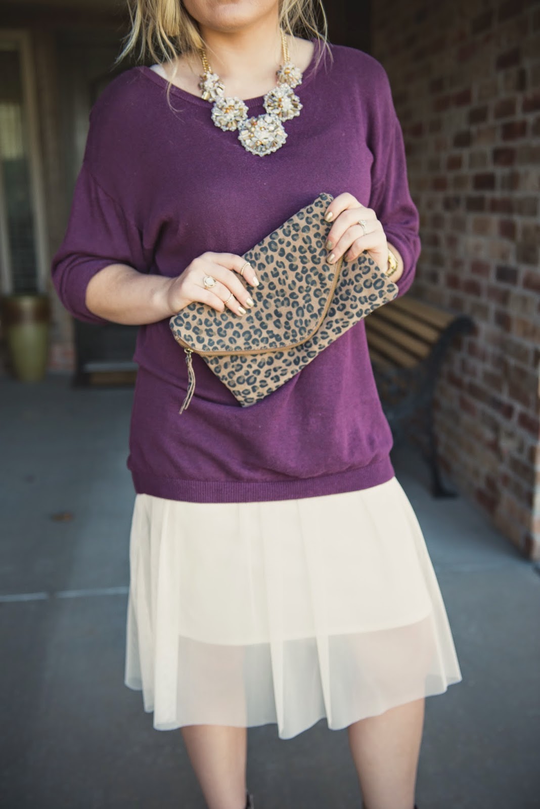 high heels & high notes: Dress-Turned-Skirt