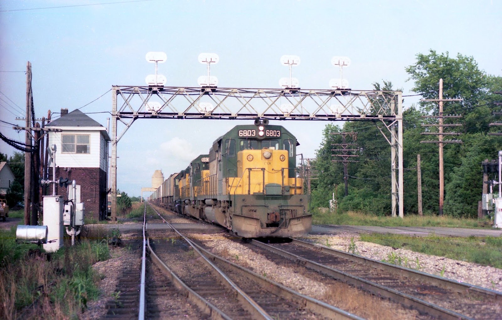 Towns and Nature: Nelson, IL: Tower NJ: C&NW vs C&NW and Railyard and ...